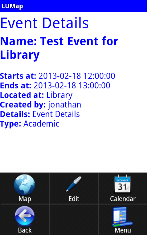 LUMap Working Documents