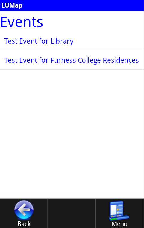 LUMap Working Documents