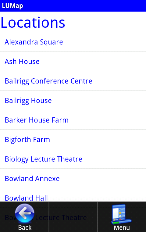 LUMap Working Documents