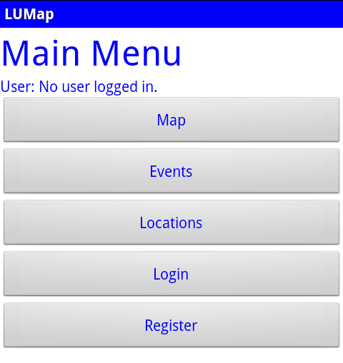 LUMap Working Documents